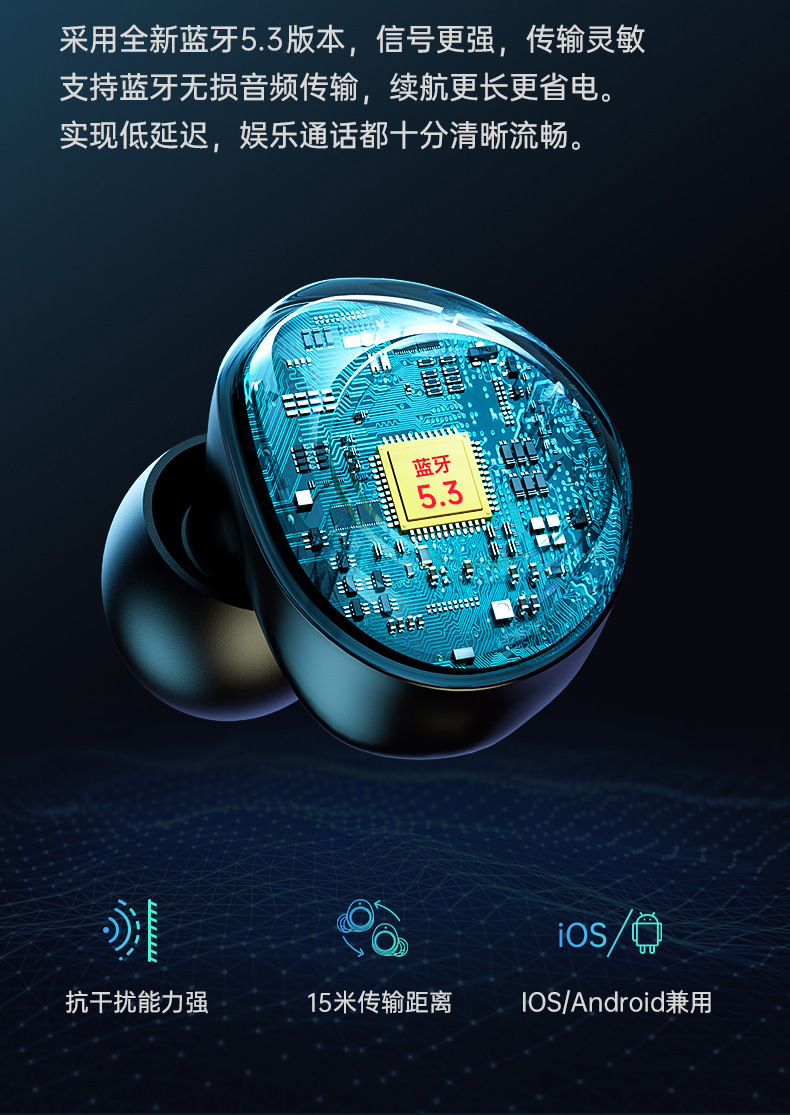 TWS-T8高音质真无线蓝牙耳机双耳入耳式私模工厂跨境批发直供代发-阿里巴巴