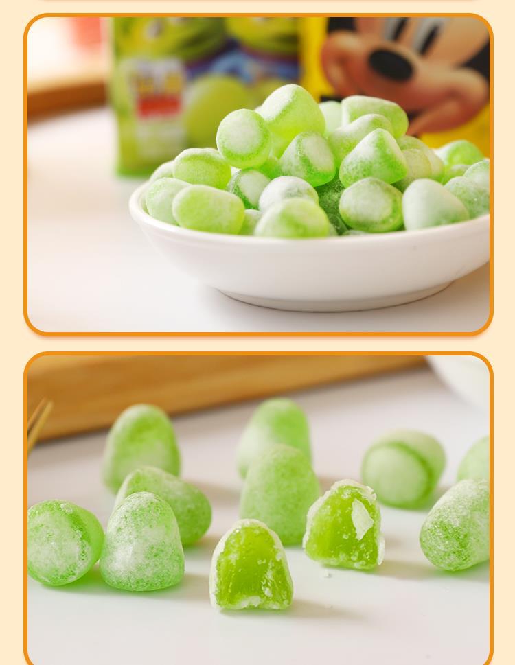 果汁糖果草莓水蜜桃口味礼盒卡通包装造型送礼儿童零食105g-阿里巴巴