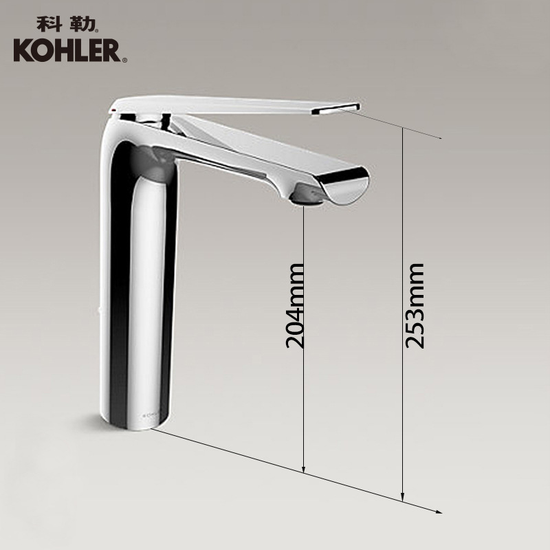 科/勒艾菲单把冷热龙头K-97345-4-CP/K-97347T-4-CP/K-97348-4-CP-阿里巴巴