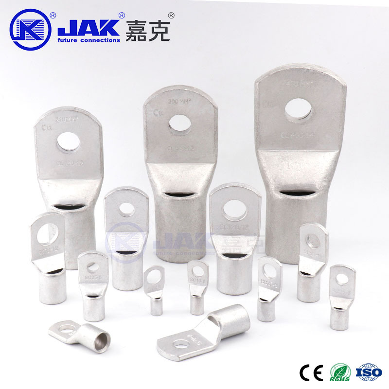 RNB3.5-4/5/6/8/10圆形紫铜端子国标冷压OT裸端头O型接线耳铜鼻子-阿里巴巴