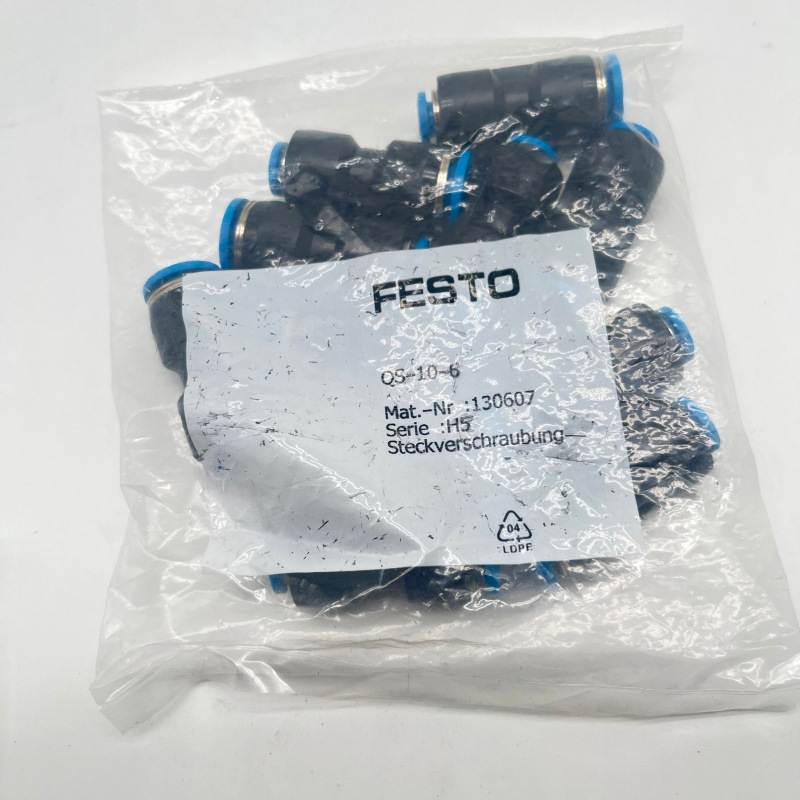 FESTO费斯托直通快插接头QS-4-6-8-10-12-16 等径 变径接头现货-阿里巴巴