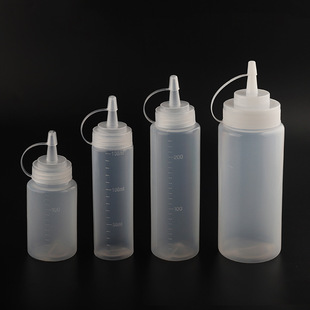 150ml透明挤酱瓶130ml/240ml/400ml大容量PP油壶沙拉酱番茄酱料瓶-阿里巴巴