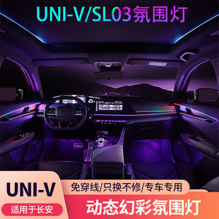 适用于长安UNI-V氛围灯原厂专用车内深蓝SL03汽车幻彩气氛灯改装-阿里巴巴