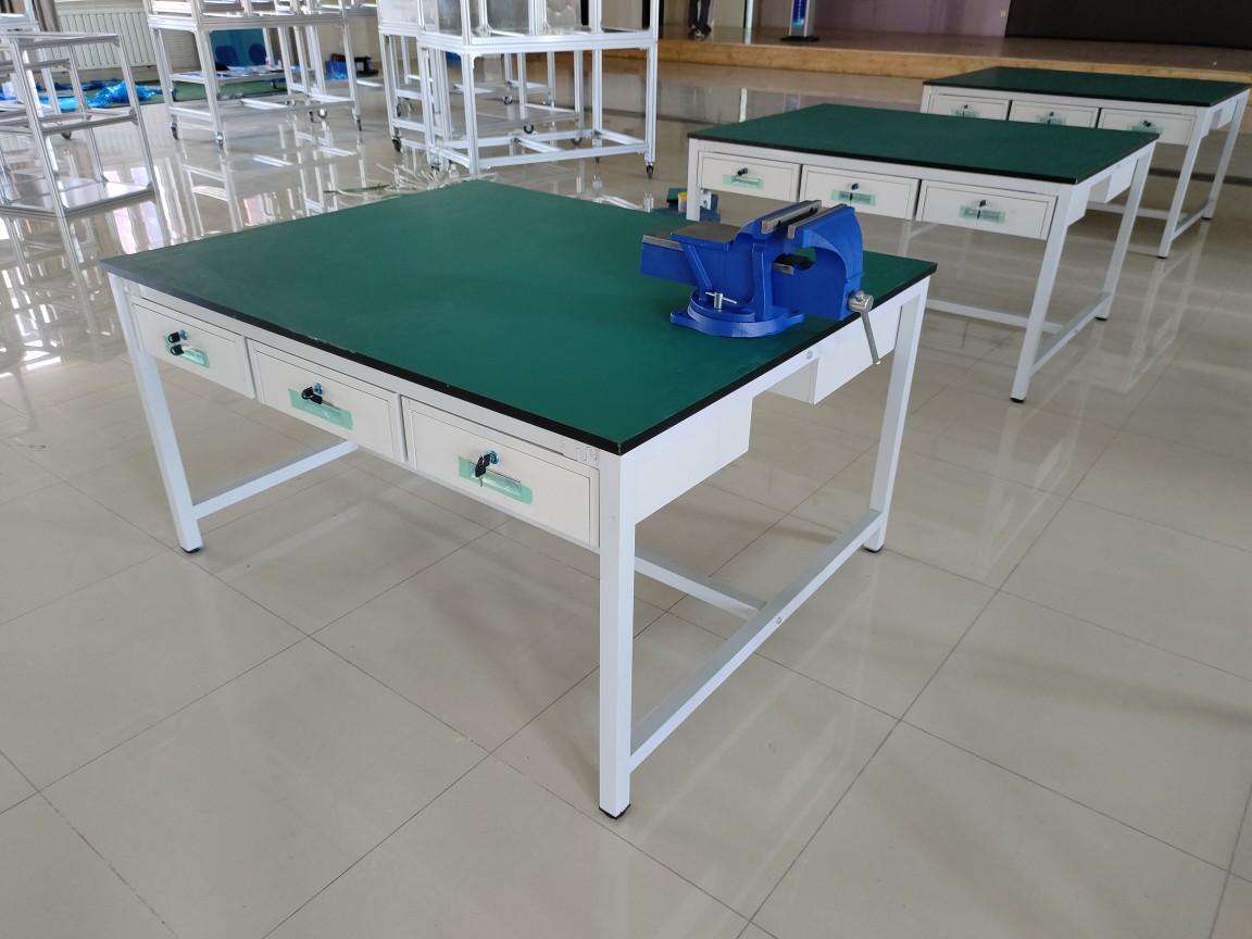 天津防静电工作台专业制造工厂流水线带抽屉不锈钢钳工打包桌-阿里巴巴