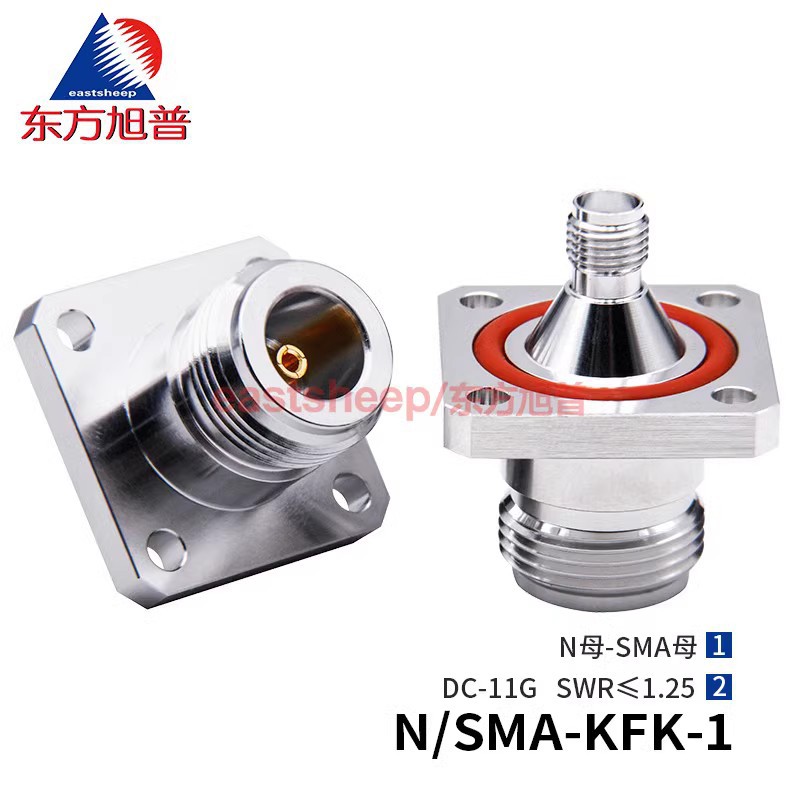 东方旭普 N母转SMA母 N/SMA-KFK-1 N/SMA-KFKG-2 防水4孔法兰 11G-阿里巴巴