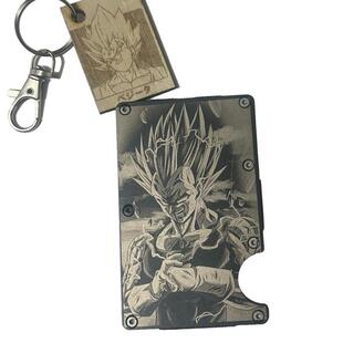 Dragon Ball Majin Vegeta Aluminum Wallet with Keychain Slim-阿里巴巴
