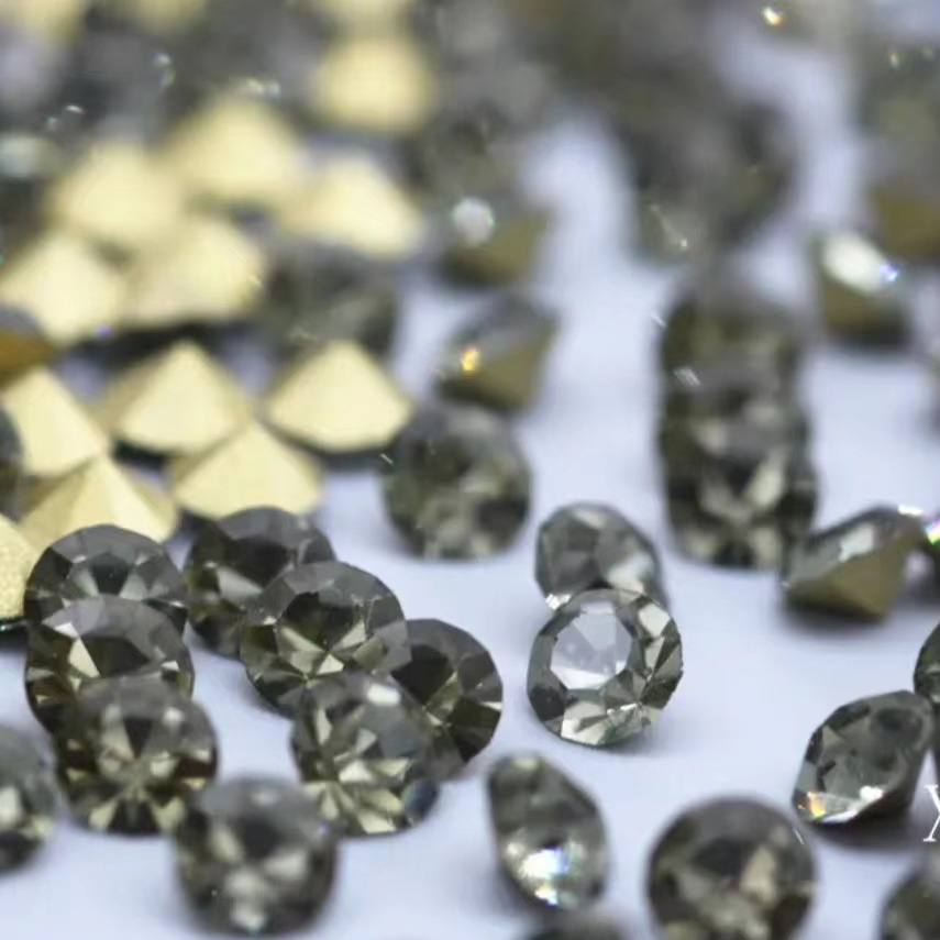 国产尖底白色玻璃水钻DIY美容美甲SS0-SS6圆形白色钻彩色钻-阿里巴巴