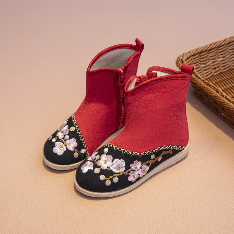 Girls fairy hanfu princess boots children's Hanfu shoes ancient style ...