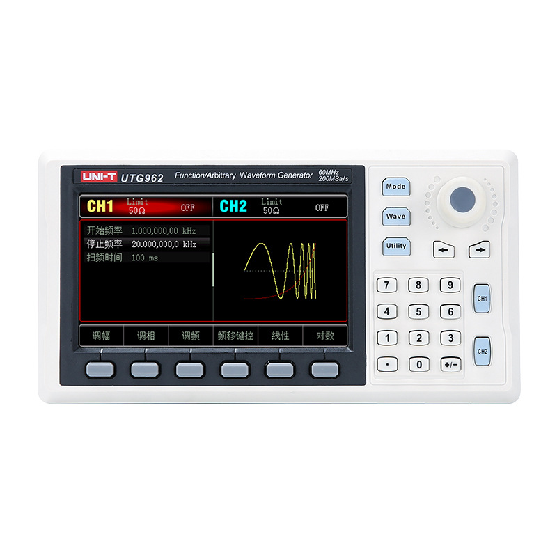 优利德UTG962E/932E函数信号发生器任意波形发生器 双通道信号源-阿里巴巴