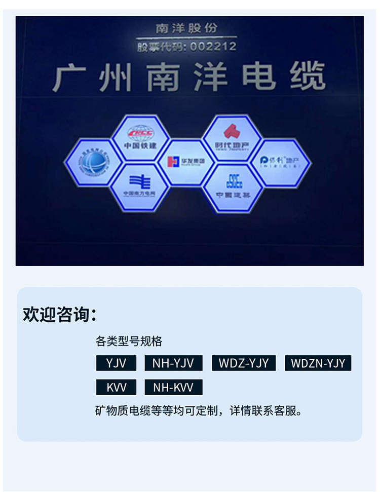 广州南洋电线电缆ZC-BV-15 25 4 6 10平方铜T芯电线 家装单股硬线-阿里巴巴