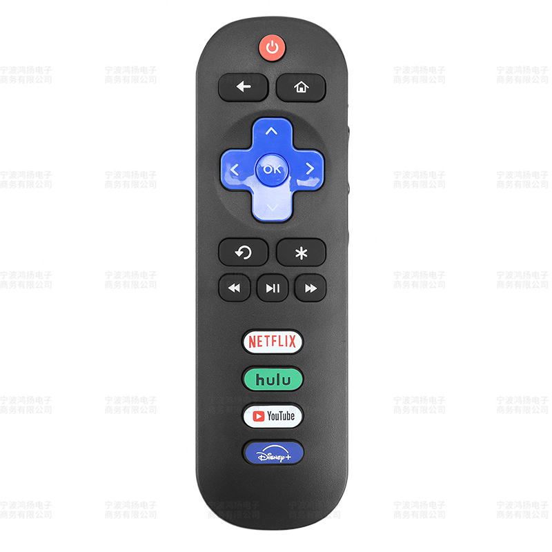 鸿扬适用于ROKU电视遥控器 Remote Control for Roku TV NETFLIX-阿里巴巴