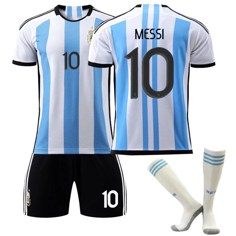 Samsung Campeón Argentina Local No. 10 Messi No. 11 Di María Jersey ...