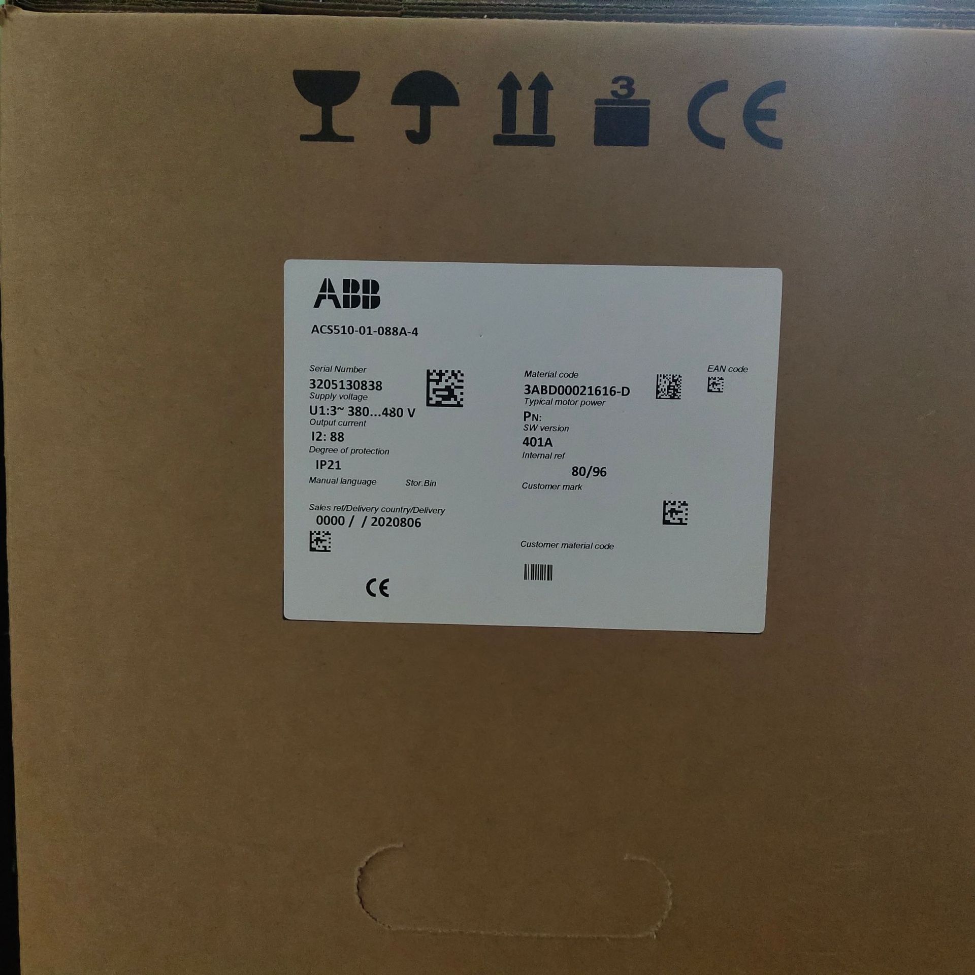 ABB原装变频器ACS550-01-023A-4 11KW -阿里巴巴