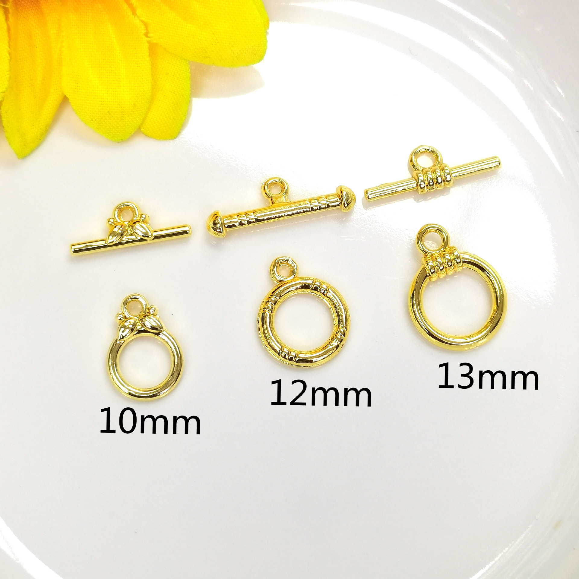 14k包金保色配件 IQ扣项链手链扣OT扣 麻花连接口diy饰品配件材料-阿里巴巴