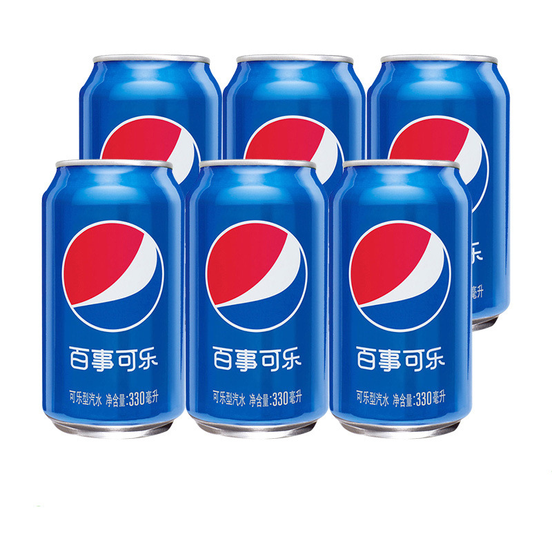百事330ml*6罐碳酸汽水饮料包装随机可口可乐七喜美年达-阿里巴巴