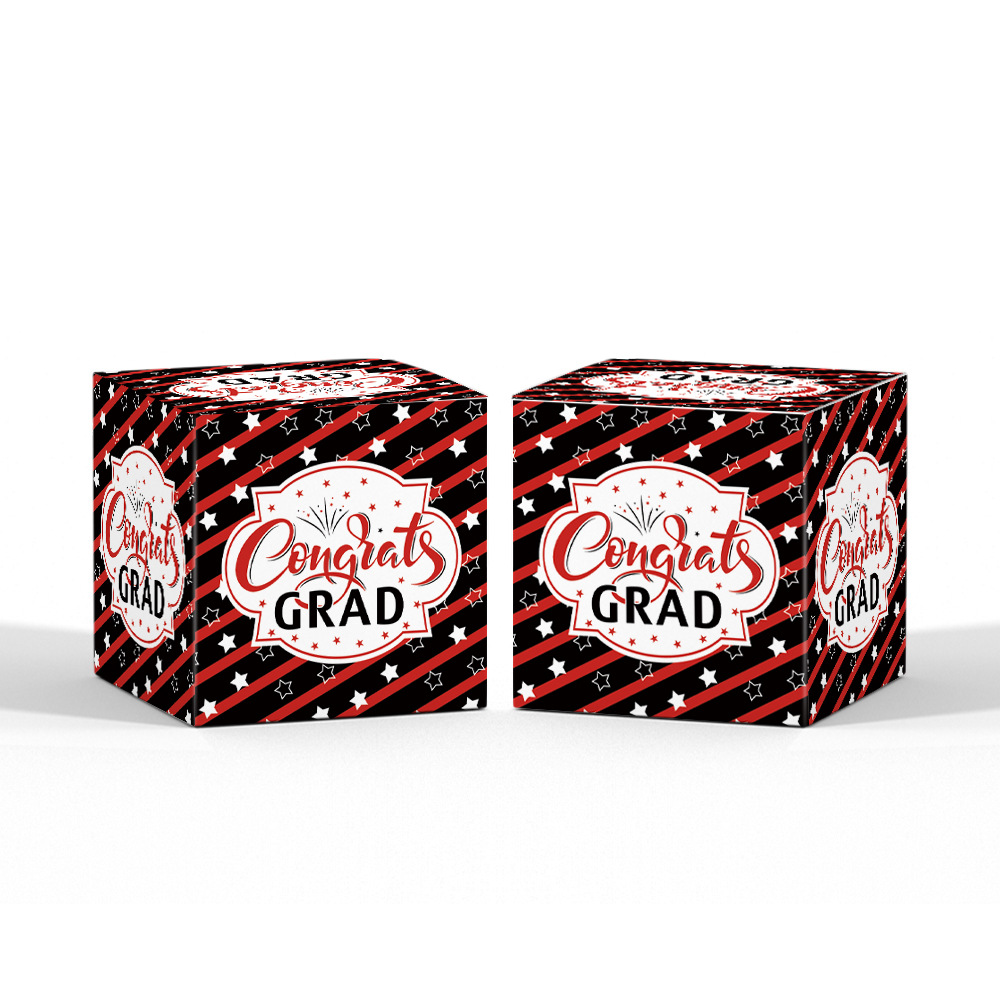 跨境Graduation创意纸质立体盒子亚马逊毕业季派对装饰礼品纸盒-阿里巴巴