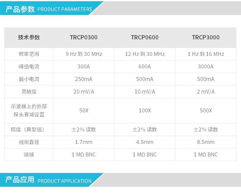 TEKTRONIX泰克TRCP3000电流3000A示波器电流探头TRCP0300/600探头-阿里巴巴