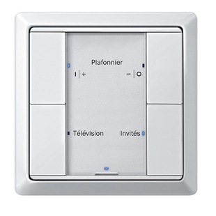 MTN628119设计系列4键智能面板KNX智能照明控制系统轻触场景面板-阿里巴巴