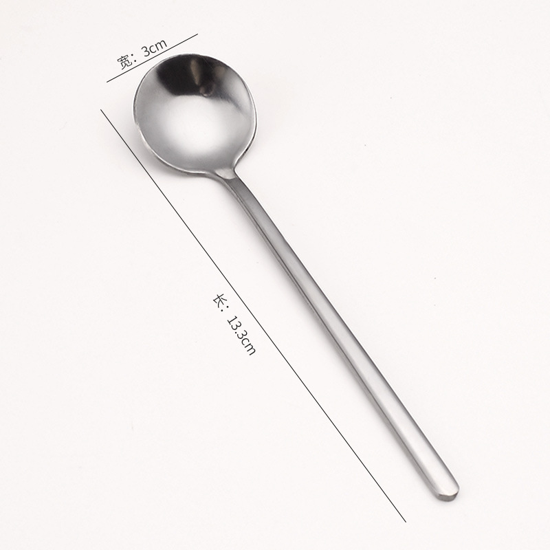 Cross border 304 stainless steel creative stirring coffee spoon ...