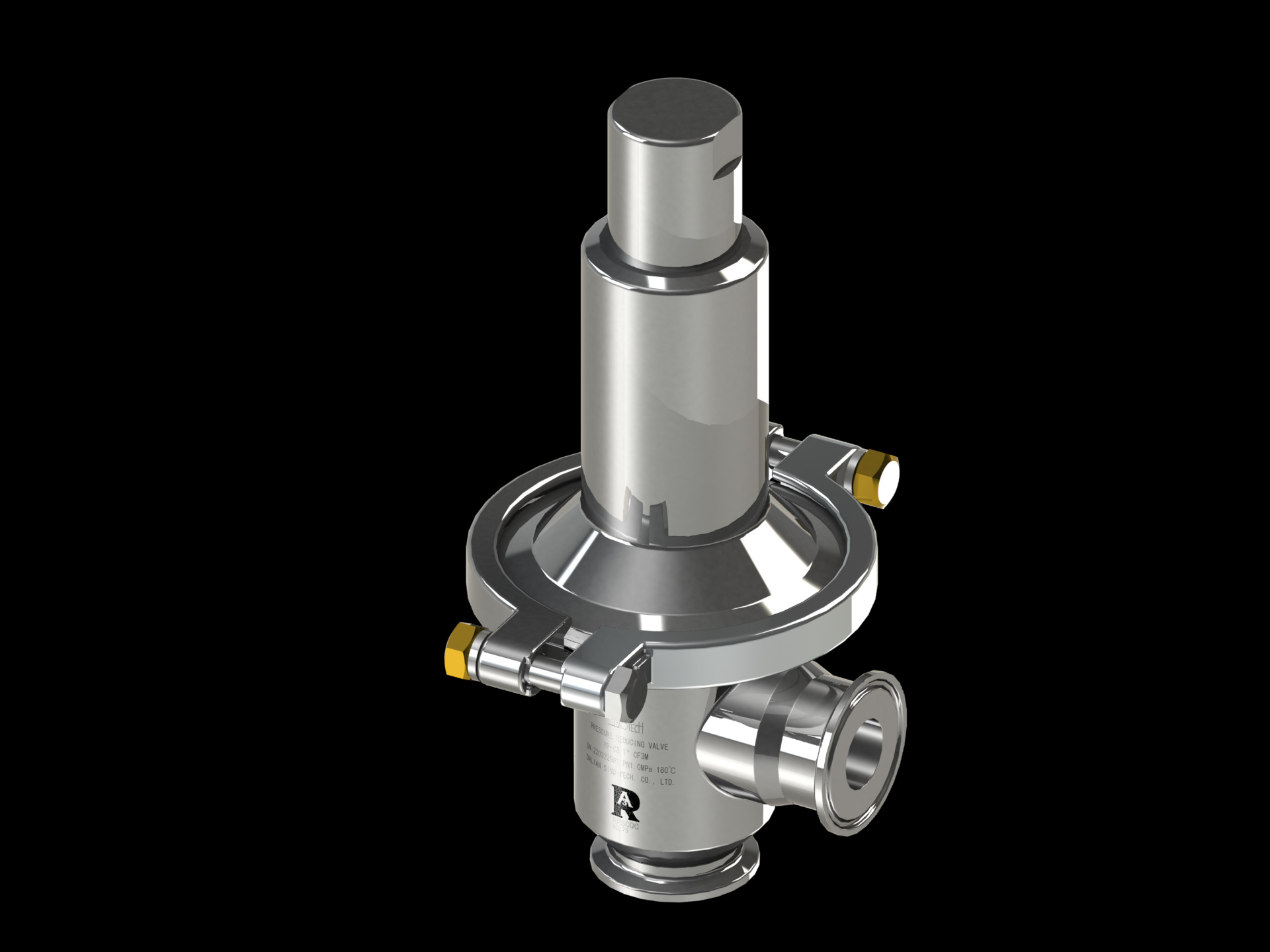 减压阀3A卫生级洁净系统不锈钢可调式蒸汽减压阀YP-C3中智精工-阿里巴巴