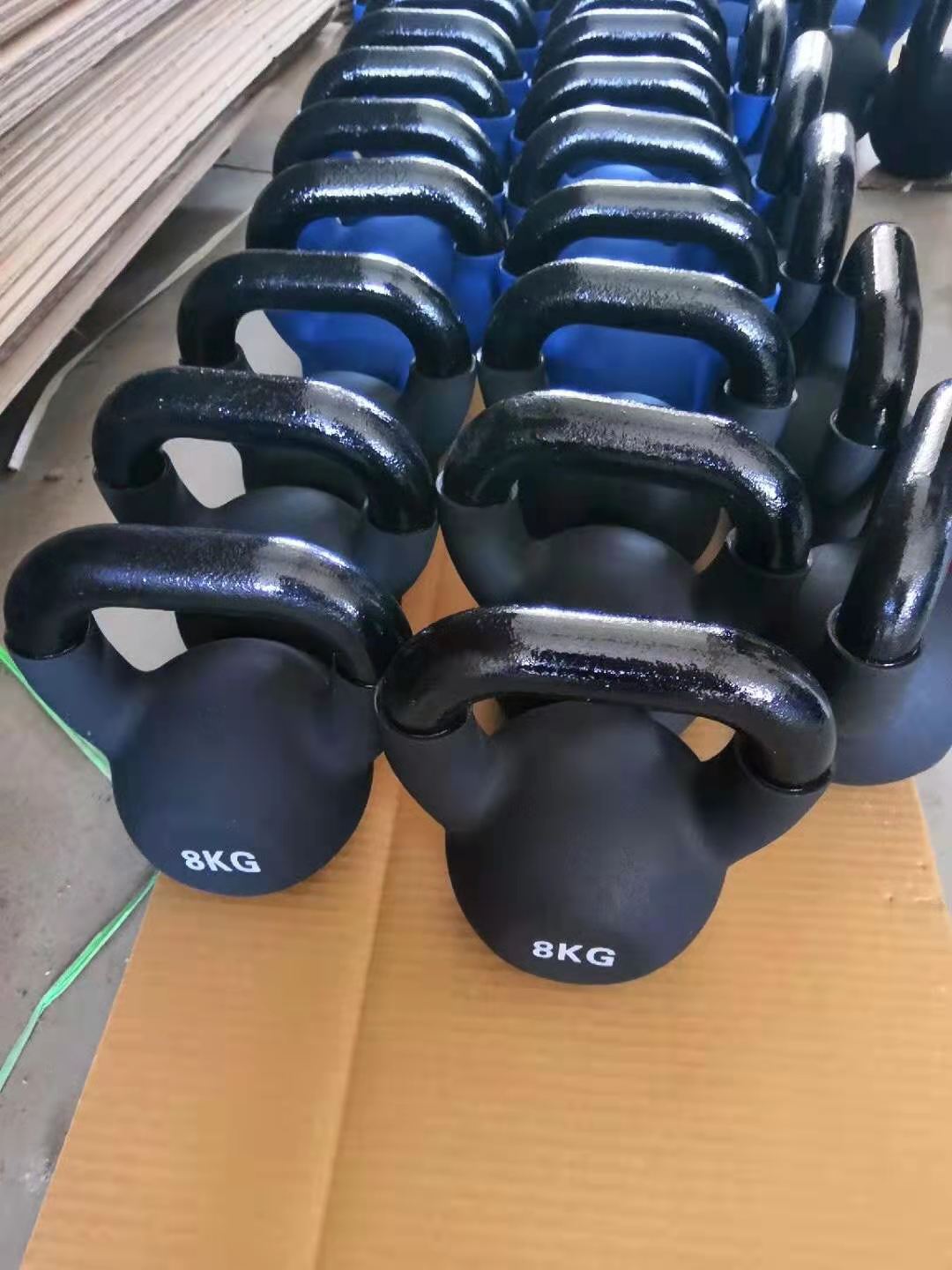 源头工厂商用壶铃彩色浸塑壶铃竞赛壶铃力量训练健身器材加工 阿里巴巴