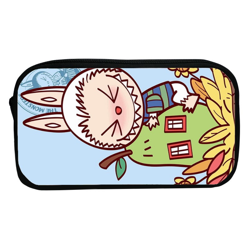 New Printed Labubu Pencil Case Cartoon Cute Rabbit Stationery Bag ...