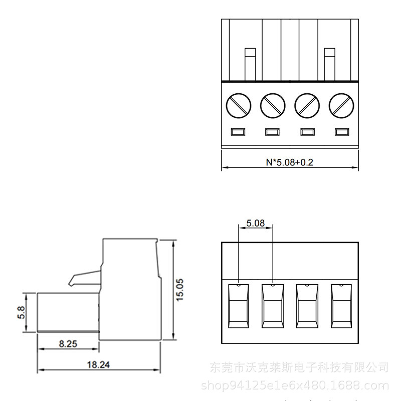 插拔式接线端子 2EDGK-5.08mm MSTB2.5/-ST-5.08 2ESDV-阿里巴巴