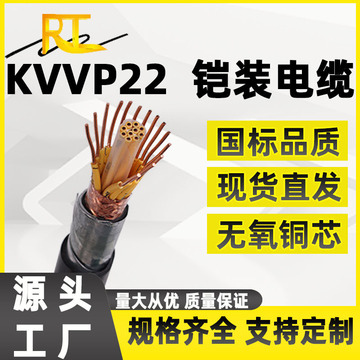 厂家KVVP22铜芯铠装屏蔽控制电缆线国标kvvp2-22地埋钢带铠装电缆-阿里巴巴