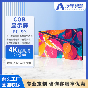 led屏幕厂家P0.93全彩会议室LED显示屏广告LED大屏幕COB显示屏-阿里巴巴