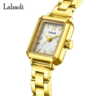 Labaoli拉宝丽女表轻奢小方表钢带手表女跨境爆款时尚防水石英表-阿里巴巴