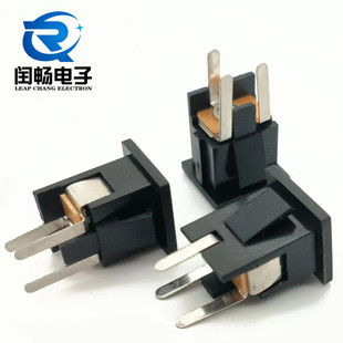 优质DC-068电源插座DC充电母座三脚立式长焦5521 5525接口-阿里巴巴