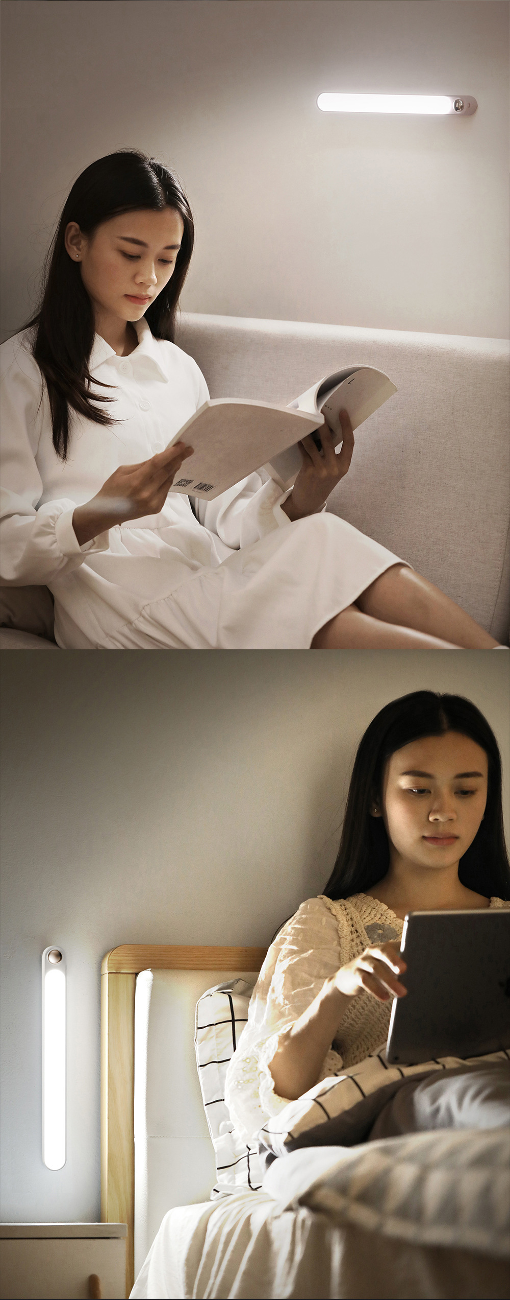 创意LED长条学生灯宿舍卧室床头壁灯现代客厅楼梯免接线简约定制采购价格、怎么样、行情市场-CCEE选品中心