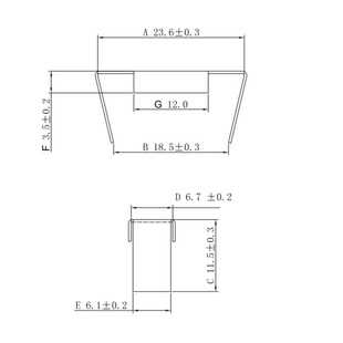 UU16变压器钢夹铁夹UU16 UU15.7带耳朵钢夹clip-阿里巴巴