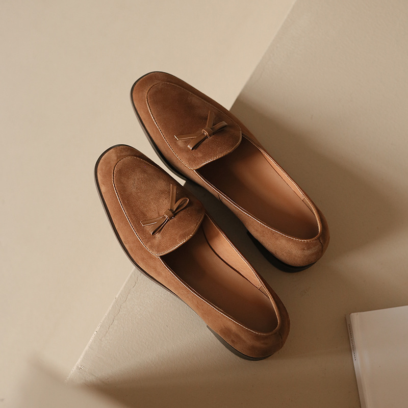 CHIKO Anahi Square Toe Block Heels Loafers Shoes