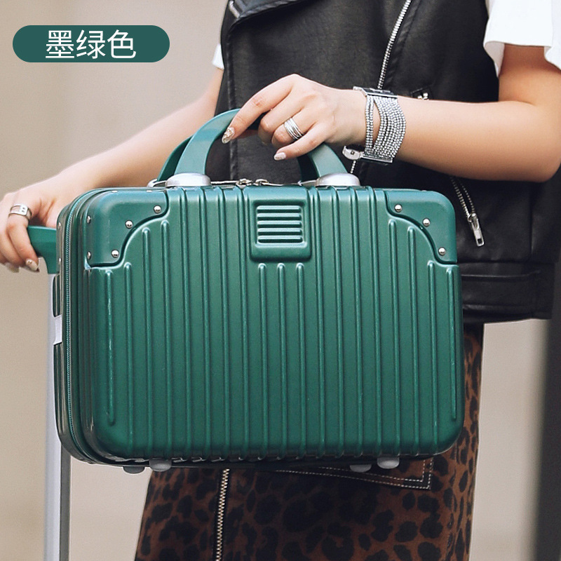 Buy 14 inch small suitcase makeup suitcase luggage case 16 inch women's ...