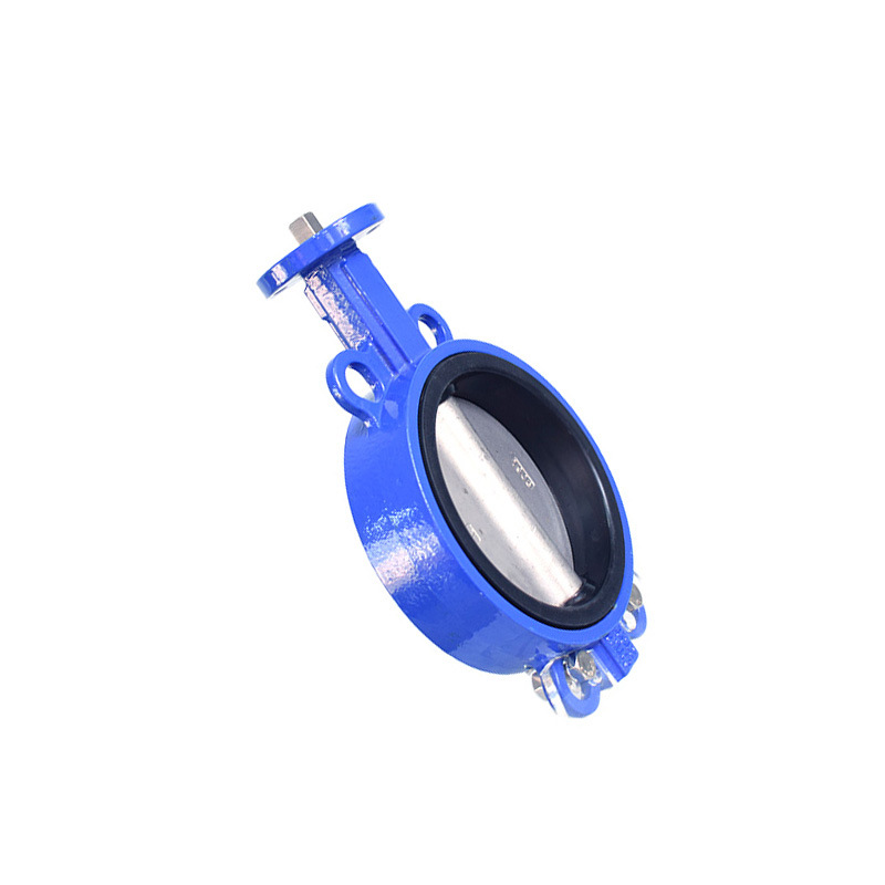 手动蝶阀中线软密封对夹式蝶阀四氟阀座 手动对夹蝶阀D71F-10/16-阿里巴巴