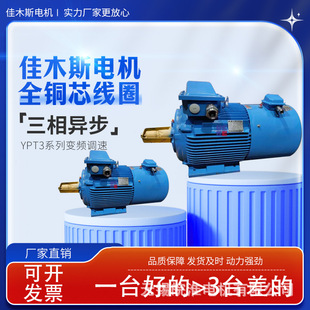 佳木斯电机YPT3系列45kw75kw变频调速三相异步电动机H80～H355-阿里巴巴