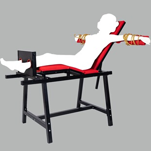 BDSM情趣家具挠痒痒老虎椅调教凳子刑具架足枷大型拘束架脚铐-阿里巴巴
