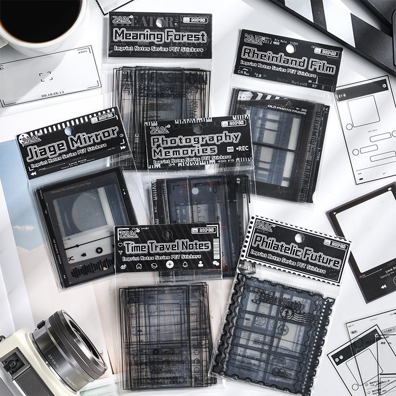 ZABCクロスボーダーダイカットPETステッカーパック刻印収集シリーズ20枚レトロフィルム手帐コラージュ | 1688.comの工場直送商品を7sGoodでお得に購入 | 中国輸入代行・OEM ...