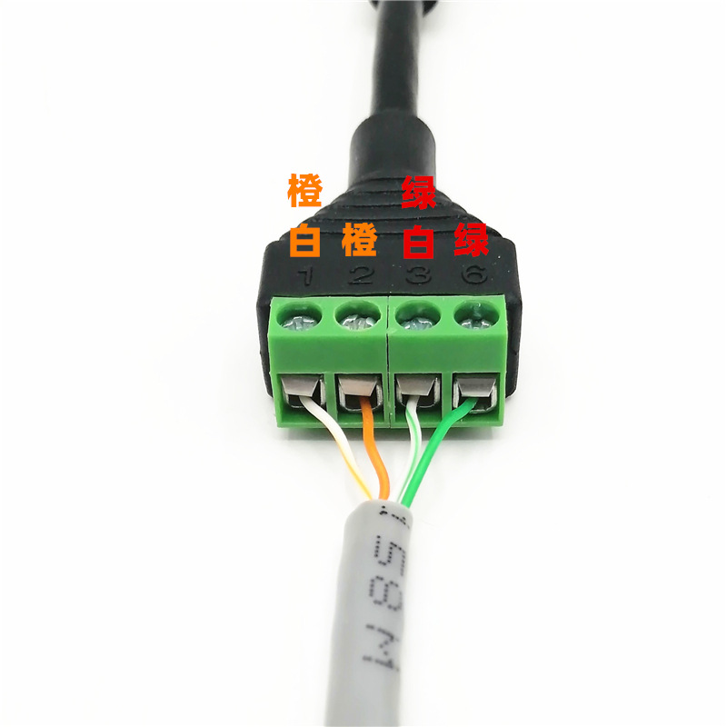 RJ45转4pin端子RJ45母座接线端子水晶头接线端子免压水晶头网座端-阿里巴巴