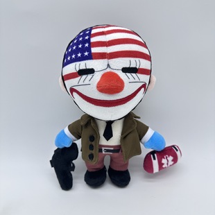 新款 Payday 3 plush 收获日3 毛绒玩具 玩偶 公仔-阿里巴巴