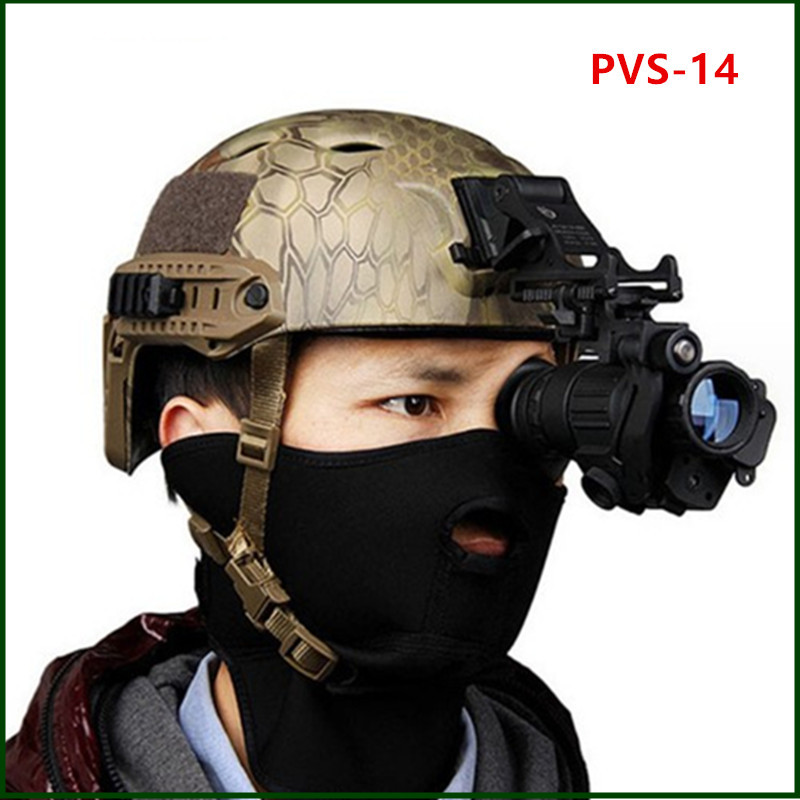 Free tiger PVS-14 head-mounted night vision device low-light infrared ...