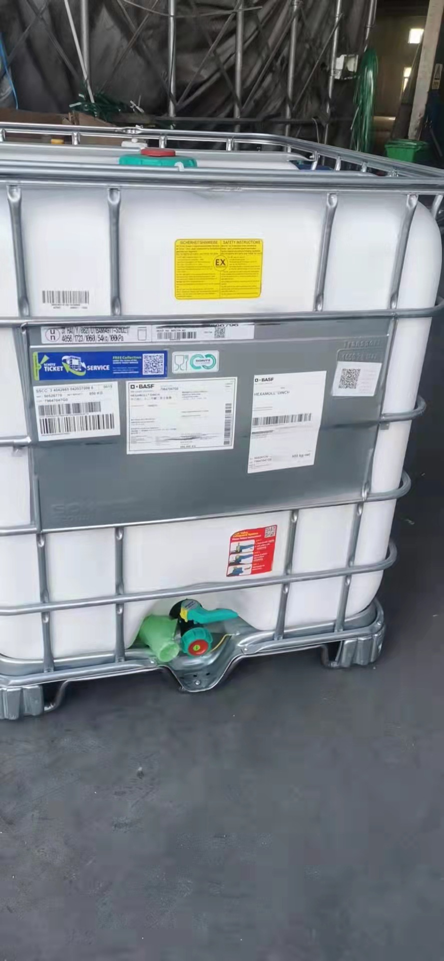 巴斯夫BASF Hexamoll DINCH低粘低气味PVC环保非邻苯增塑剂 吨桶-阿里巴巴