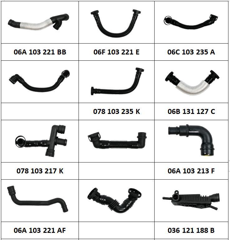 06C133817M 06D103213G适用于大众 奥迪冷却水管 散热水管-阿里巴巴
