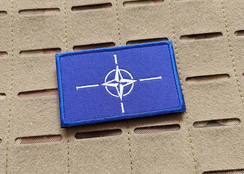 nato-otan北约旗帜臂章刺绣魔术贴章isaf军迷战术徽章反光布贴-阿里巴巴