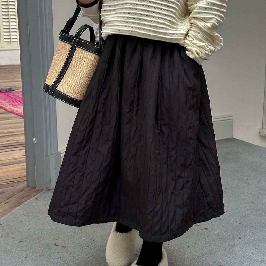 童裙冬儿童加绒裙子女童韩版美拉德百搭双层加厚半身裙中长裙其它-阿里巴巴