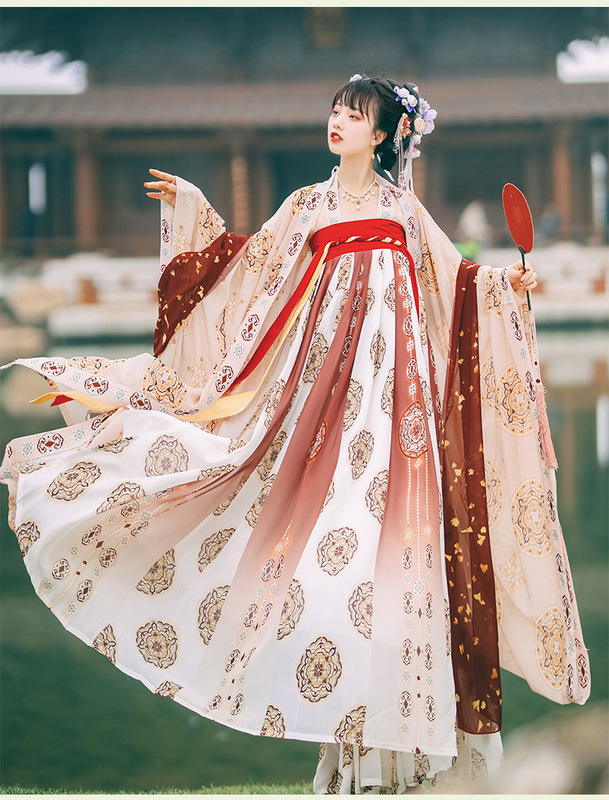 Tang Dynasty Hanfu Fairy empress princess cosplay dress for women stage ...