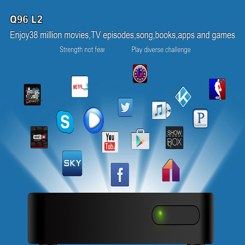 Q96L2 cross-border network TV set-top box Android player foreign trade ...