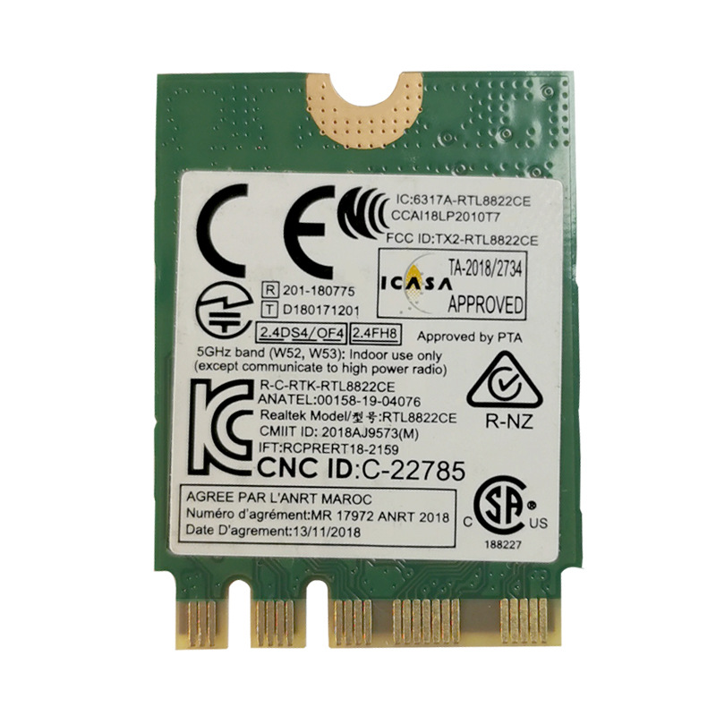 RTL8822CE AW-CB375NF 5G双频千兆内置无线网卡 5.1蓝牙M.2 1200M-阿里巴巴