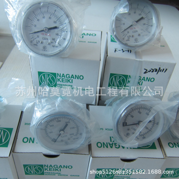 日本NKS压力表 长野压力表 GW16-S40 半导体压力计 PG-V-160K-阿里巴巴